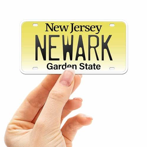 Amazon.com: New Jersey License Plate Bumper Stickers - Choose from 10 ...