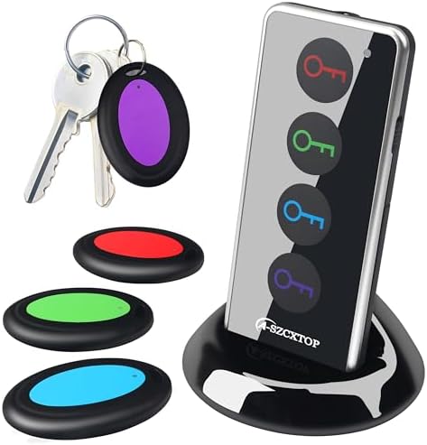 Remote Control Finder, Pack of 4 Find My Keys Device | Stick on Remote ...