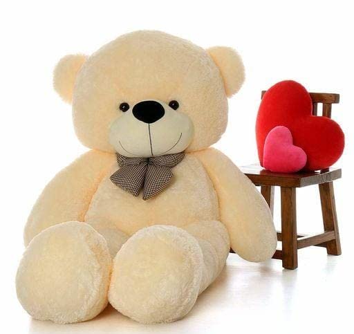 Buy Akhil Textiles Teddy Bear 4 Ft. (Cream) Online at Low Prices in ...