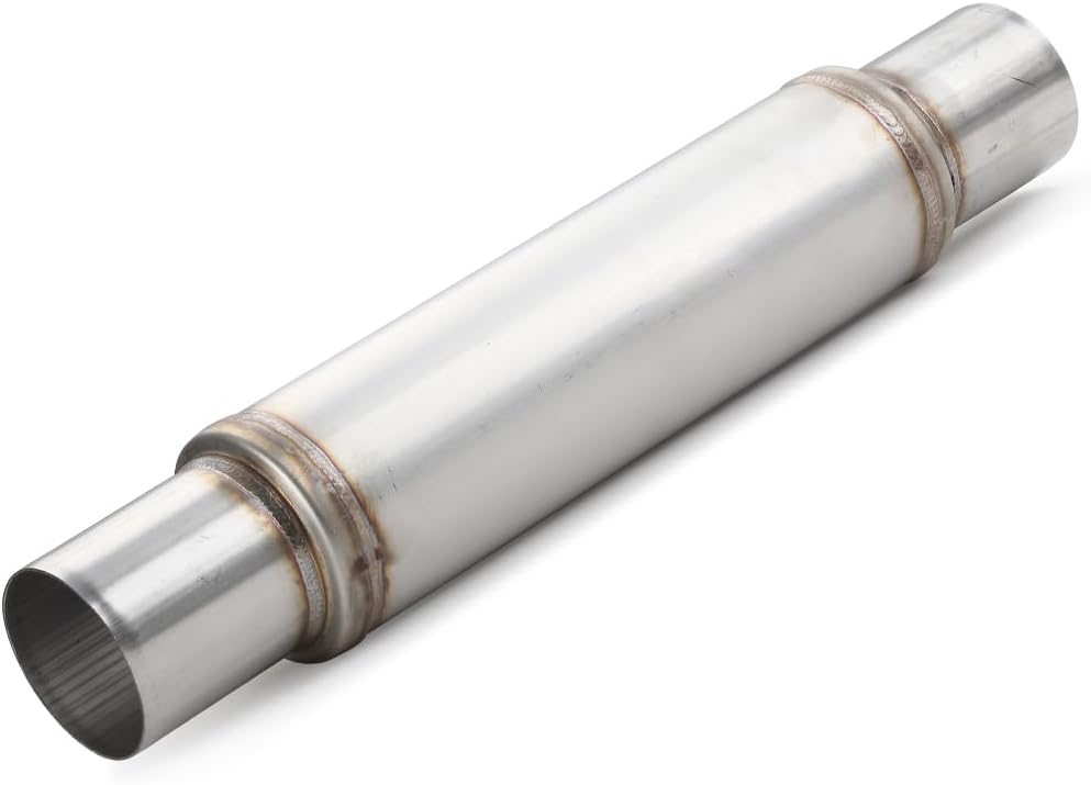 Amazon.com: Upower 3 Inch Inlet/Outlet Exhaust Muffler, 3" Inlet ...