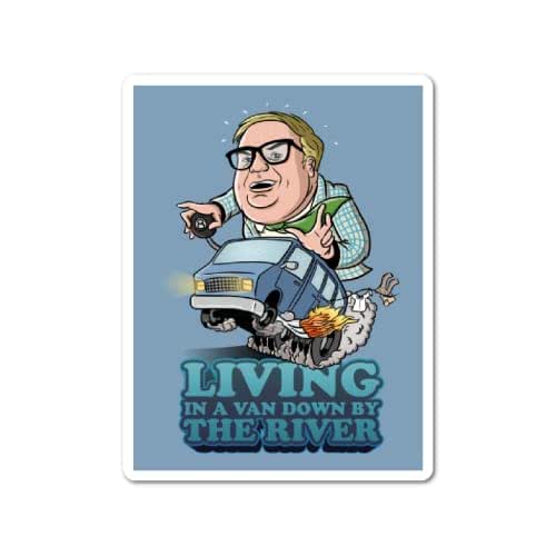 Amazon.com: 3.5" Livin in a van Down by River chris farley cartoon matt ...