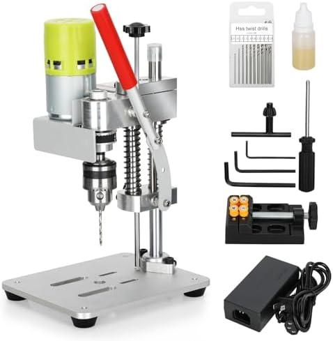 Mini drill press 7 variable speed mini bench drill press portable drill ...