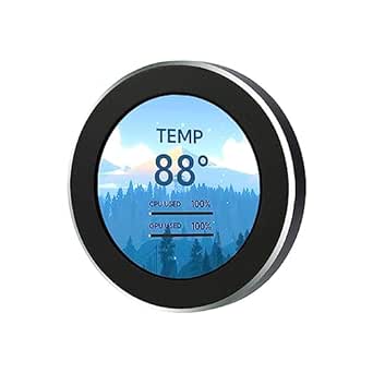 Amazon.com: 2.1in AIO Display Screen Upgrade Kit LCD Screen CPU Temp Monitor for CPU Liquid ...