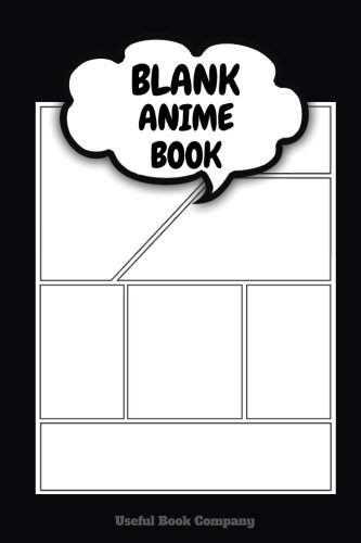 Amazon.com: Blank Anime Book: Draw Anime, Create your own Anime Book, 6 ...
