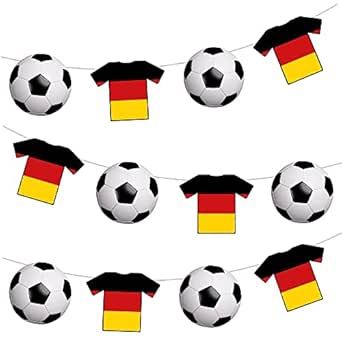 AK Giftshop Germany Football Bunting Party Decorations Euro World Cup ...