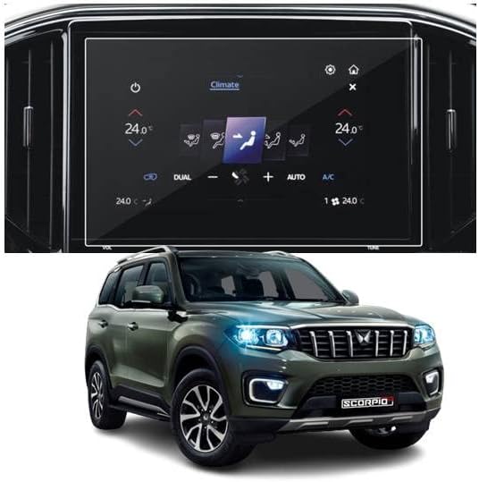 Company Fitted Screen Protector Compatible With SCORPIO N 2022 GPS ...