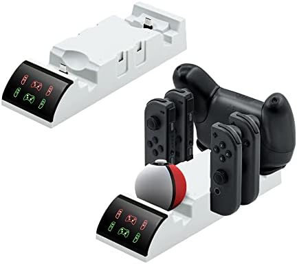 Opard Nintendo Switch Controller Ladestation mit 4 Slots für Joy-Con ...