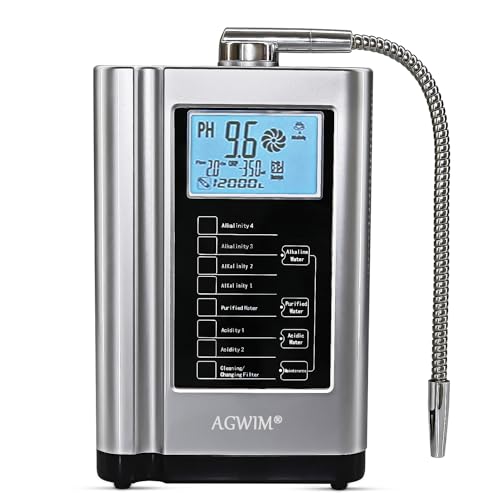 AquaGreen Alkaline Water Ionizer Machine AG7.0, Home Filtration System ...