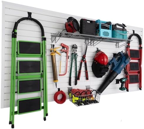 Amazon.com: Slatwall Panel Garage Wall Organizer Heavy Duty Wall ...