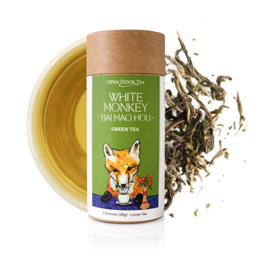 Amazon.com: Open Door Tea - White Monkey | Green Tea, Loose Leaf - 1 ...