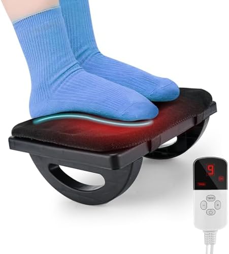 Amazon.com: Snailax Foot Rest Under Desk at Work, Heated Under Desk ...