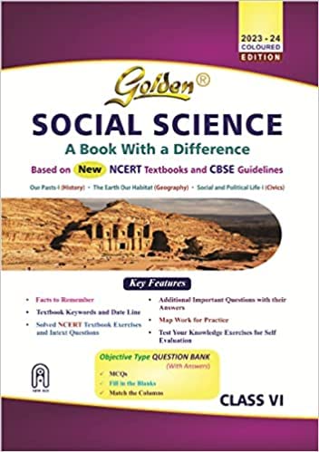 Golden Social Science Book For Class 6 2023-24 : Amazon.in: Books