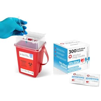 Amazon.com: Sharps Container, Sharps Containers for Home Use, Needle ...