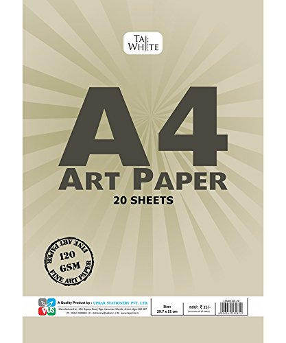 Taj-White Drawing Sheets - A4 29.7 * 21 cm - Blank Sheets Pg 20 ...