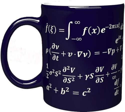 Amazon.com: Decodyne Math Mug, 15 oz. Coffee Mug Featuring Famous ...