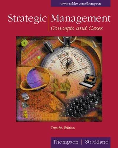 Strategic Management: Concepts and Cases (Strategic Management ...