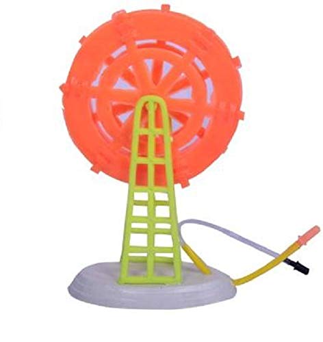 AQUAPETZWORLD Wind Mill Aquarium Moving Wheels Fish Tank Decor Drive ...