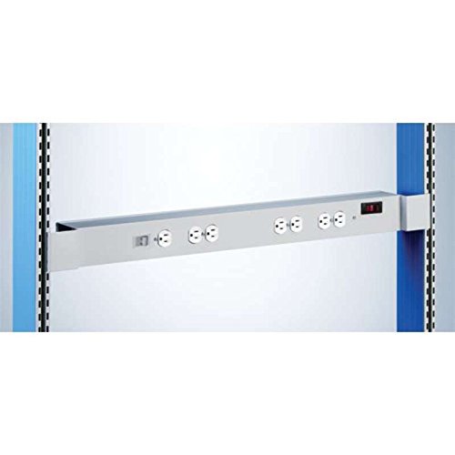 Power Beam Single Sided with 3 Duplex Receptacles and 1 Receptacle with ...