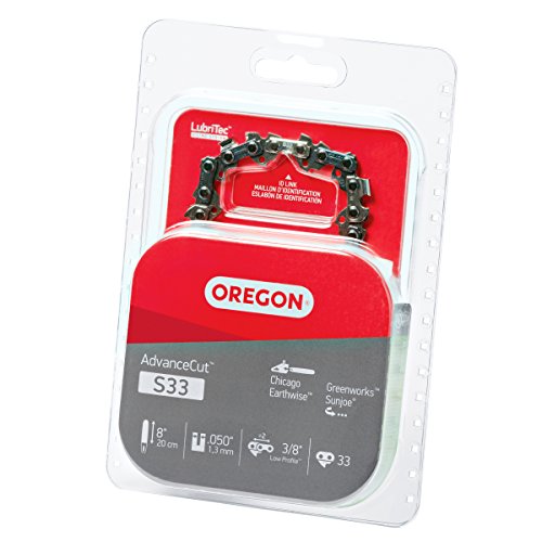 Oregon S33 Pole Saw/Chainsaw Chain for 8-Inch Bar, 33 Drive Links, .050 ...