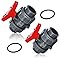 Amazon.com: PVC Union Ball Valve, 2" Inch (DN50) True Union Full Flow ...