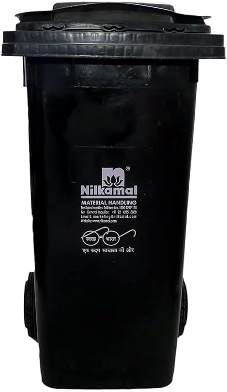 Dustbin 240 Litres Pack of 1 Dustbin with wheels Big dustbin with lid ...