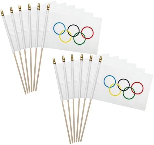 Amazon.com : Olympic Decoration Kit Includes Olympic Rings Backdrop ...