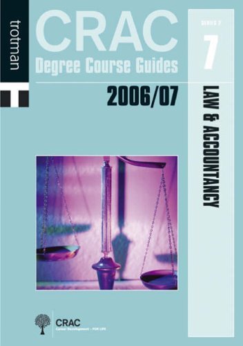 Law and Accountancy (CRAC Degree Course Guides: Series 2): Unknown ...