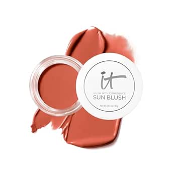 Amazon.com: IT Cosmetics Glow with Confidence Sun Cream Blush, Sun ...