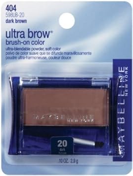 Amazon.com : Maybelline New York Ultra-brow Brow Powder, 20 Dark Brown ...