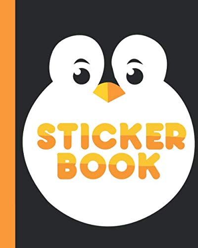 STICKER BOOK: Funny Permanent Blank Sticker Collection Book for Kids ...