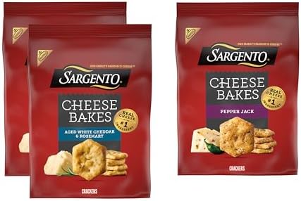 Amazon.com: Sargento® Cheese Bakes Parmesan and Oregano Crackers ...