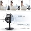 Amazon.com: Mini Desk Fan, USB Powered Desktop Fan with 4 Speeds, Small ...