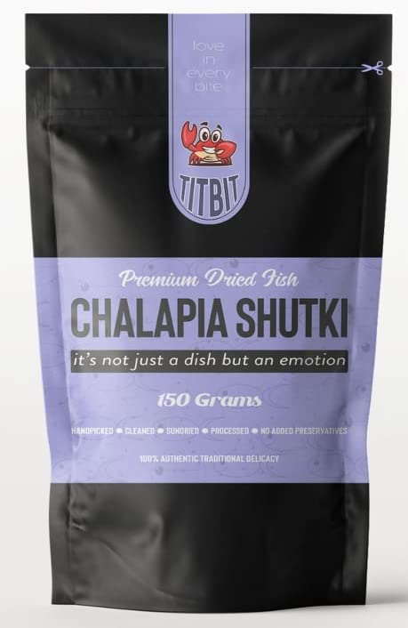 TitBit - Premium Dry Fish - Chalapia Shutki/Dry Anchovy/Anchovies ...