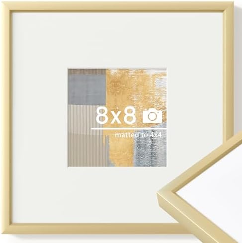 Amazon.com - Venusmiles 8x8 inch Metal Picture Frame - 8 x 8 Thin ...