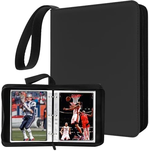 Amazon.com: Mini Card Binder, 1-Pocket Super Lightweight Zipper Binder ...
