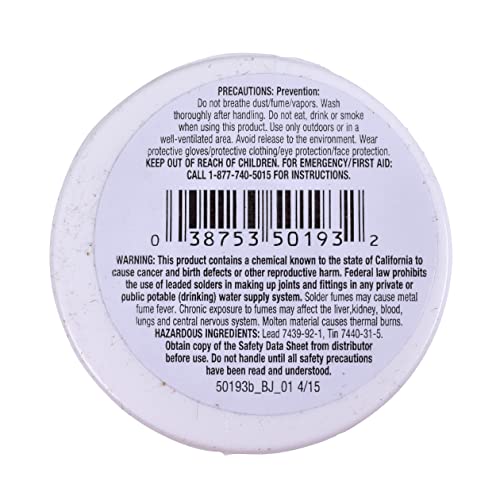 Snapklik.com : Oatey 50193 Acid Core Wire Solder