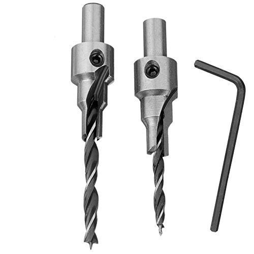 Generic 1 Set Countersink Drilling Pilot Drill Bits Set Reamer Screw ...