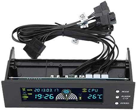 Amazon.co.jp: 3 Fan Computer Fan Controller, Manual Setting Alarm ...