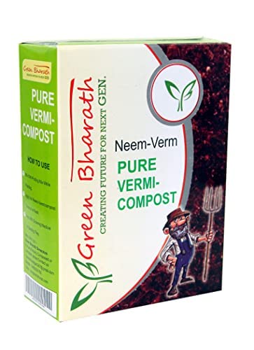 Green Bharath Organic Vermicompost Fertilizer Manure for Plants - 2 KG ...