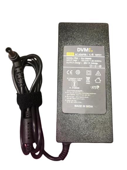 CARE CASE® DVM AC Adapter P/N -1537 20V 3A 60w, Centre pin 6.5 x 4.4 ...