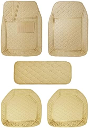 Generic Universal 5-Piece Car Floor Mat Set - Premium Rexene Material ...