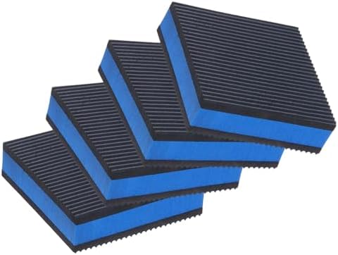 PATIKIL Rubber Anti Vibration Pads, 4 Pack 3 x 3 x 7/8 Inch Heavy EVA ...