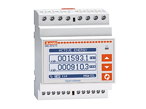 Lovato Electric DMED310T2 Energy Meter, Three Phase with Or Without ...