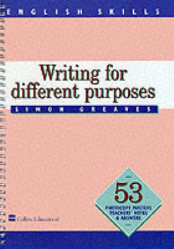 English Skills: Writing for Different Purposes (English Skills): Simon ...