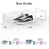 Amazon.com: Foluck Shoe Storage Box, 15 Pack Clear Plastic Stackable ...