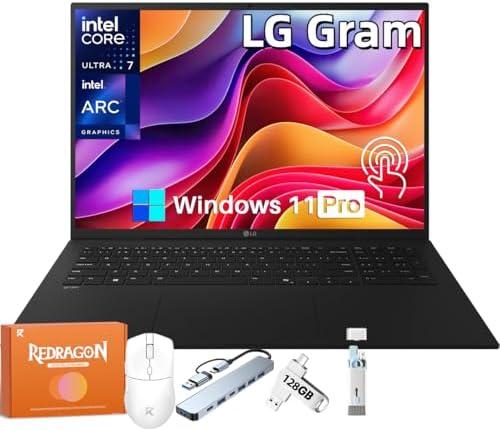 Amazon.com: LG Gram 17 Touchscreen Laptop, Intel Ultra 7 258V(Up to 4.8 ...