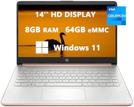 Amazon.com: HP 2024 Laptops for Student & Business, 14'' HD Computer ...