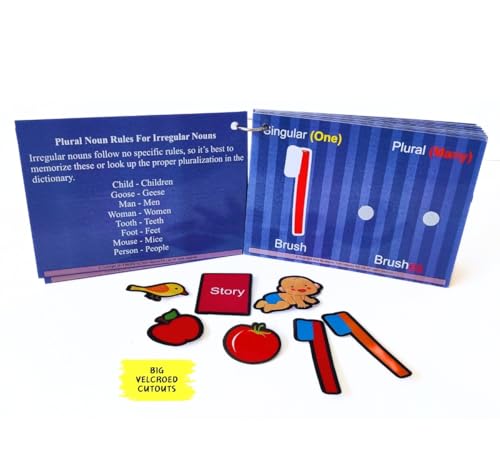NerdNerdy Plural Hands On Booklet /Plural Flash Cards /Language Therapy ...