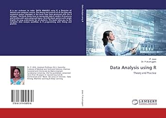 Data Analysis using R : Dr. P.Arumugam: Amazon.in: Books