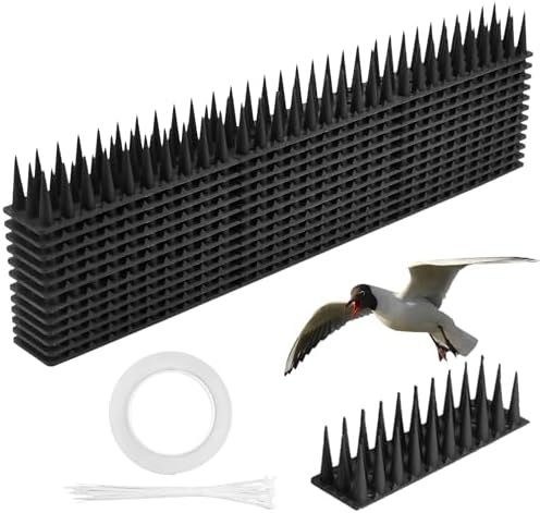 3m pics anti oiseaux et anti chats - 6 pcs de 50cm polypropylène anti ...